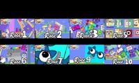 numberblocks algodoo foot rally - Youtube Multiplier